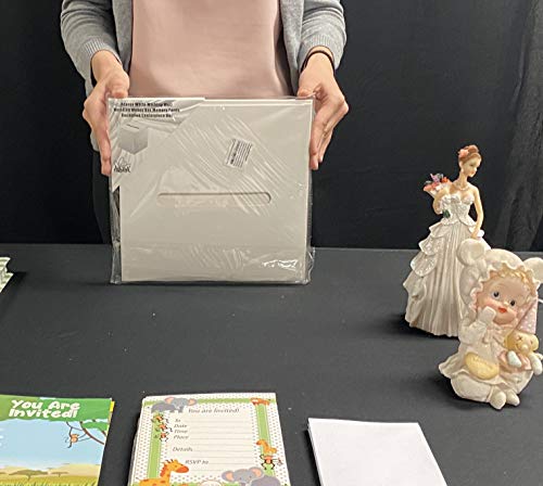 Adorox White Wishing Well Wedding Money Box Memory Cards Reception Centerpiece Box (1 Pc Box)