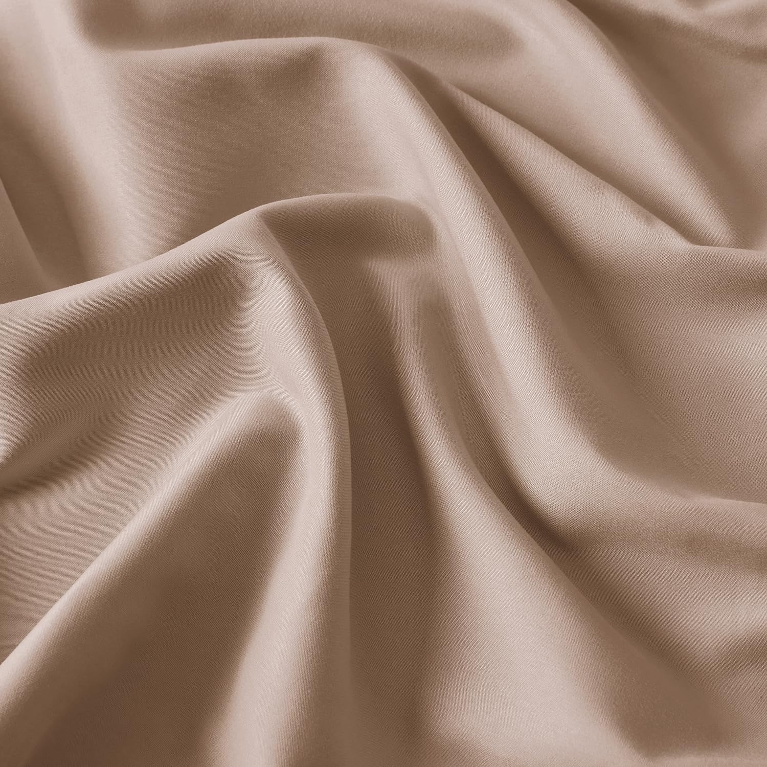 Nestl Taupe Pillow Cases Queen Size Set of 2, Soft Queen Pillow Case, 1800 Microfiber Queen Pillow Cases 2, Pillowcases Queen, Envelope Closure Pillowcase, Pillow Covers Queen Size, 20x30 Inches