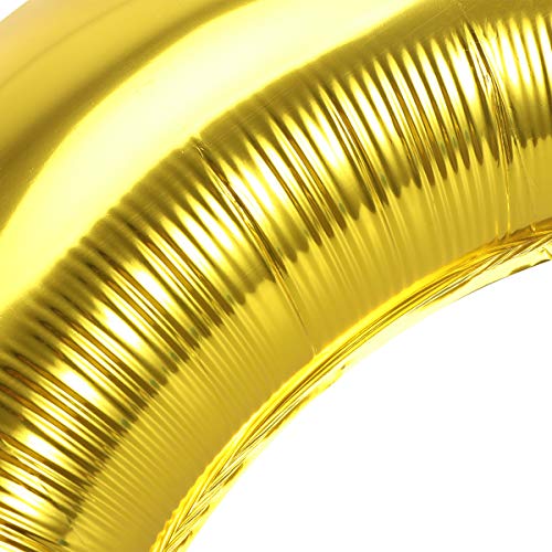 24 Inch Moon Foil Balloon Mylar Balloons for Baby Shower,Wedding,Party Decoration (6pcs,Gold)