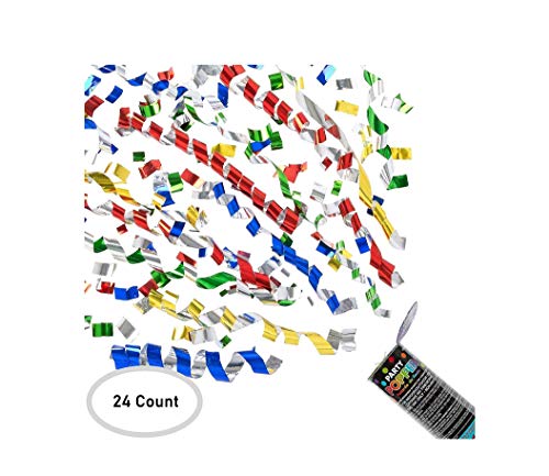 Amscan Confetti Poppers Party Accessory (24 Pack)