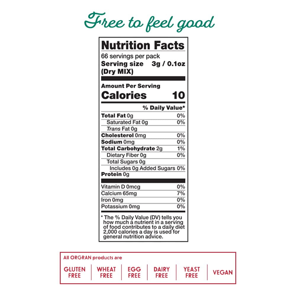 Orgran – Egg Replacer | Plant Based, Gluten-Free, Non-GMO | Natural Egg Replacer | 7.05 OZ | Vegan Egg Substitute For Baking…