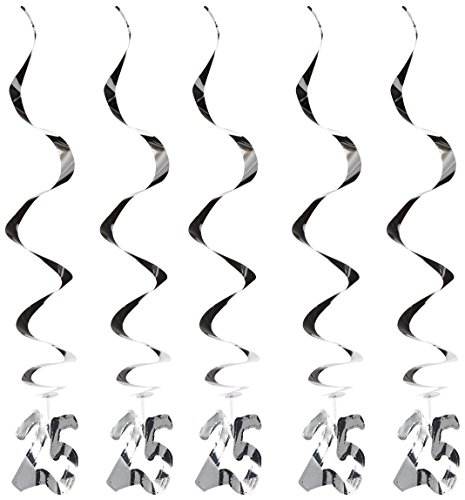 25th Anniversary Whirls (5/Pkg)