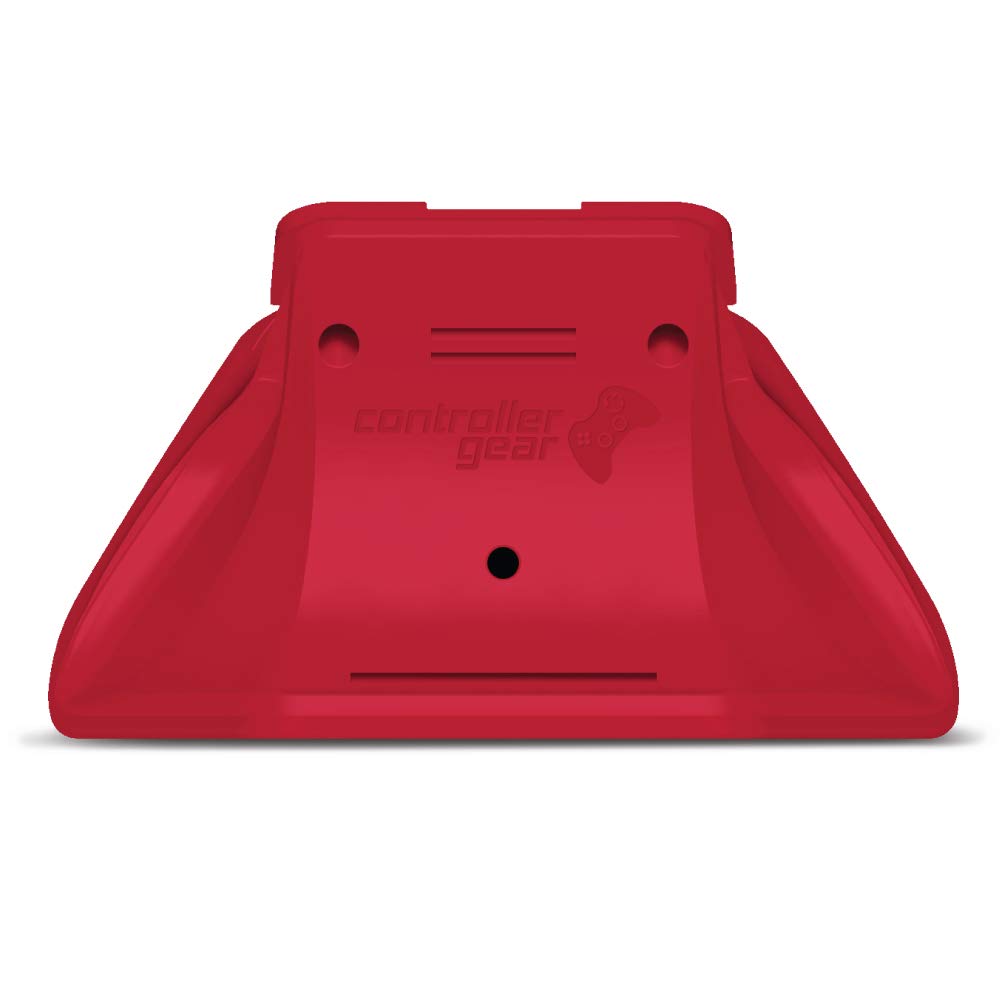 Controller Gear Pulse Red Universal Xbox Pro Charging Stand with 1100 Mah Rechargeable Battery, Charging Station for Xbox Series X|S and Xbox One
