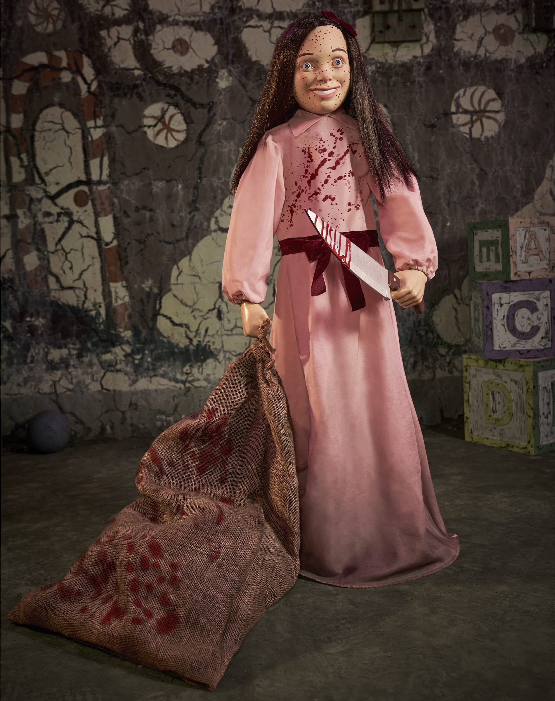 Spirit Halloween 3.8 Ft Betty Sharpe Animatronic