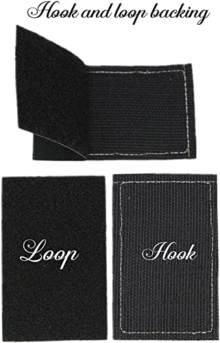 Harsgs 2PCS US Air Force Patches, Hook & Loop American Amry Tactical Patch Full Embroidery Military Badge Patch for Caps Bags Vests Military Uniforms