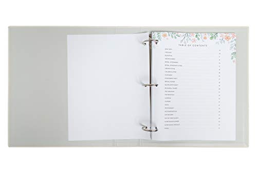 Pearhead Bridal Wedding Organizer, Wedding Planner Book, DIY Wedding Planner, Wedding Keepsake, Ivory Linen