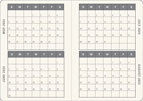 2024 Amethyst Butterflies Weekly Planner (16 months, Sept 2023 to Dec 2024)