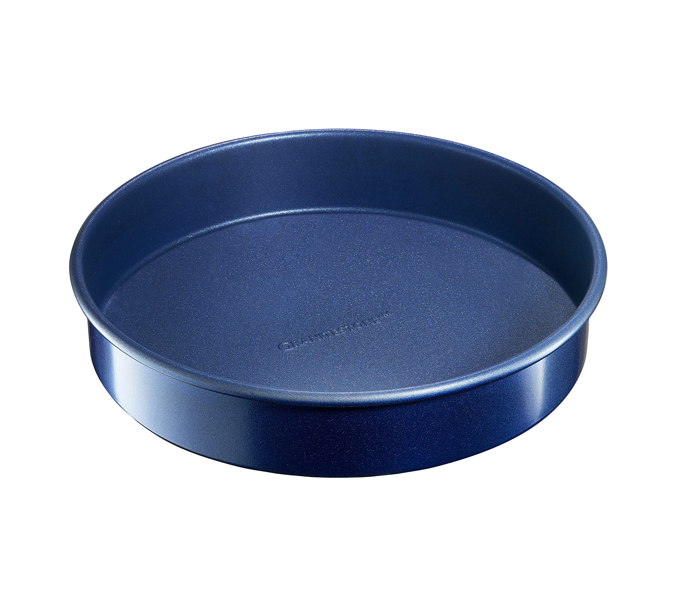 Granitestone Bakeware Round Baking Pan, Nonstick 9 Inch Round Cake Pan, Dishwasher Safe Circle Cake Pan for Cake, Cheesecake and More, Even Heating, No Warp, Healthy and Toxin Free Cake Tin- 9.5”x 2”