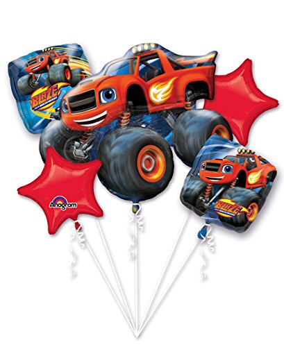 Blaze and the Monster Machine Balloon Bouquet Set Party Decoration for Kids
