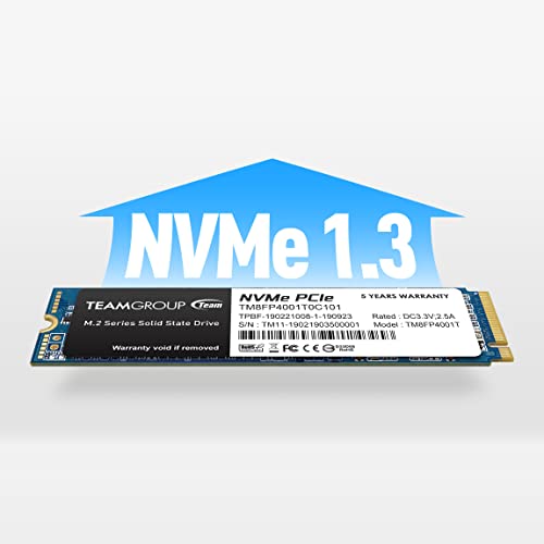 Team Group Compatible MP34 - Solid-State-Disk - 1 TB - PCI Express 3.0 x4 (NVMe)