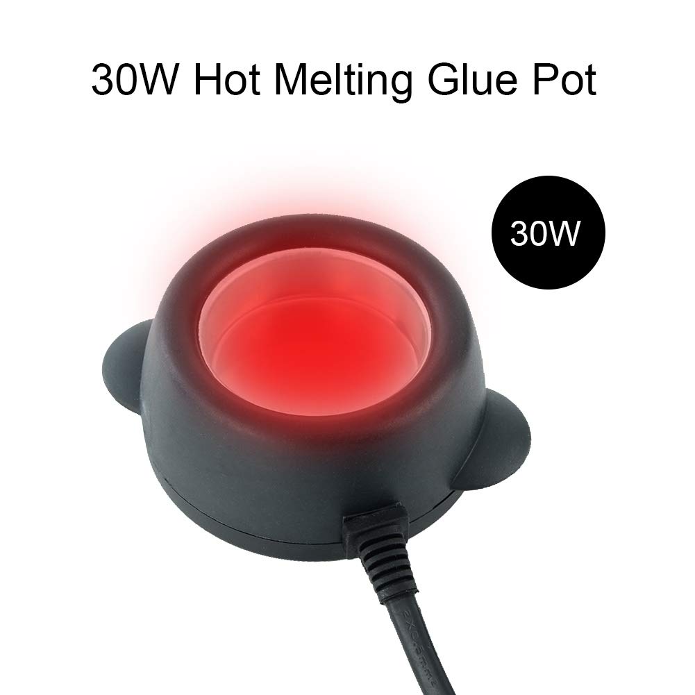 Hair Extensions Glue And Pot 30W Mini Hot Pot Melting Glue Pot Glue Stove Diy Hair Extension Repair Tools Us Plug