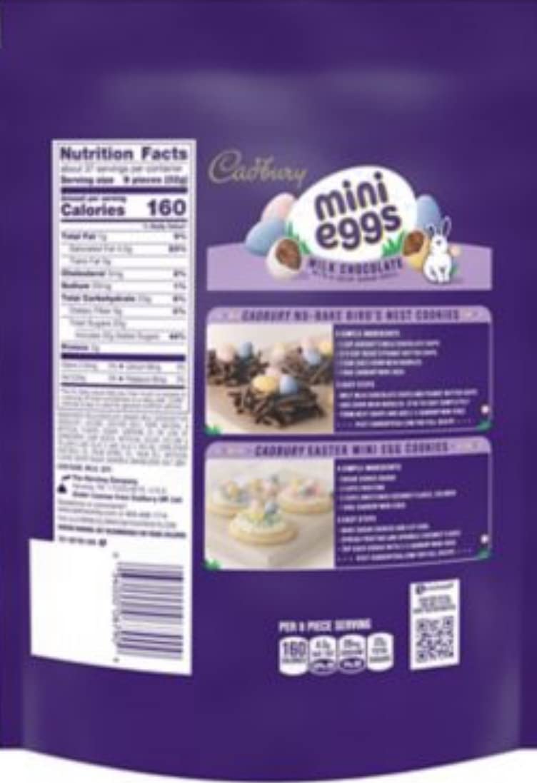 Cadbury Mini Eggs Easter Candy 42 oz come with Express Minds customized card