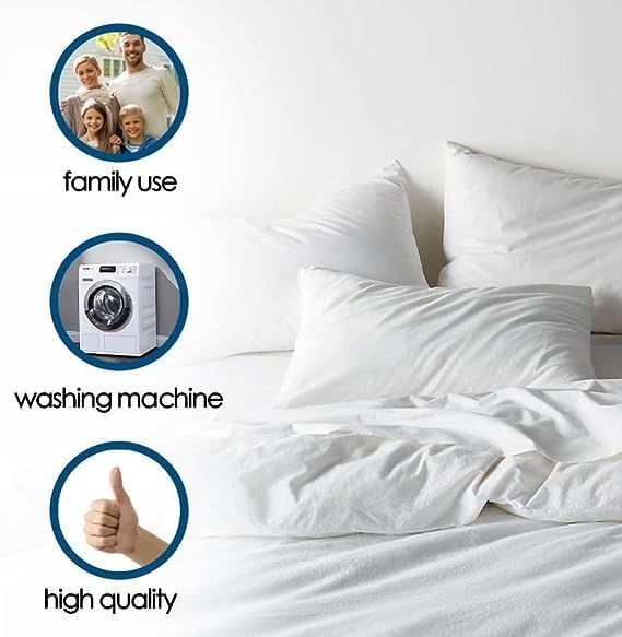 Joyching Standard Size Pillow Set of 4 Bed Pillows for Sleeping Hotel Down Alternative Pillows Cooling Neck Pillows for Side Sleepers (20x26 inches, 4 Pack)