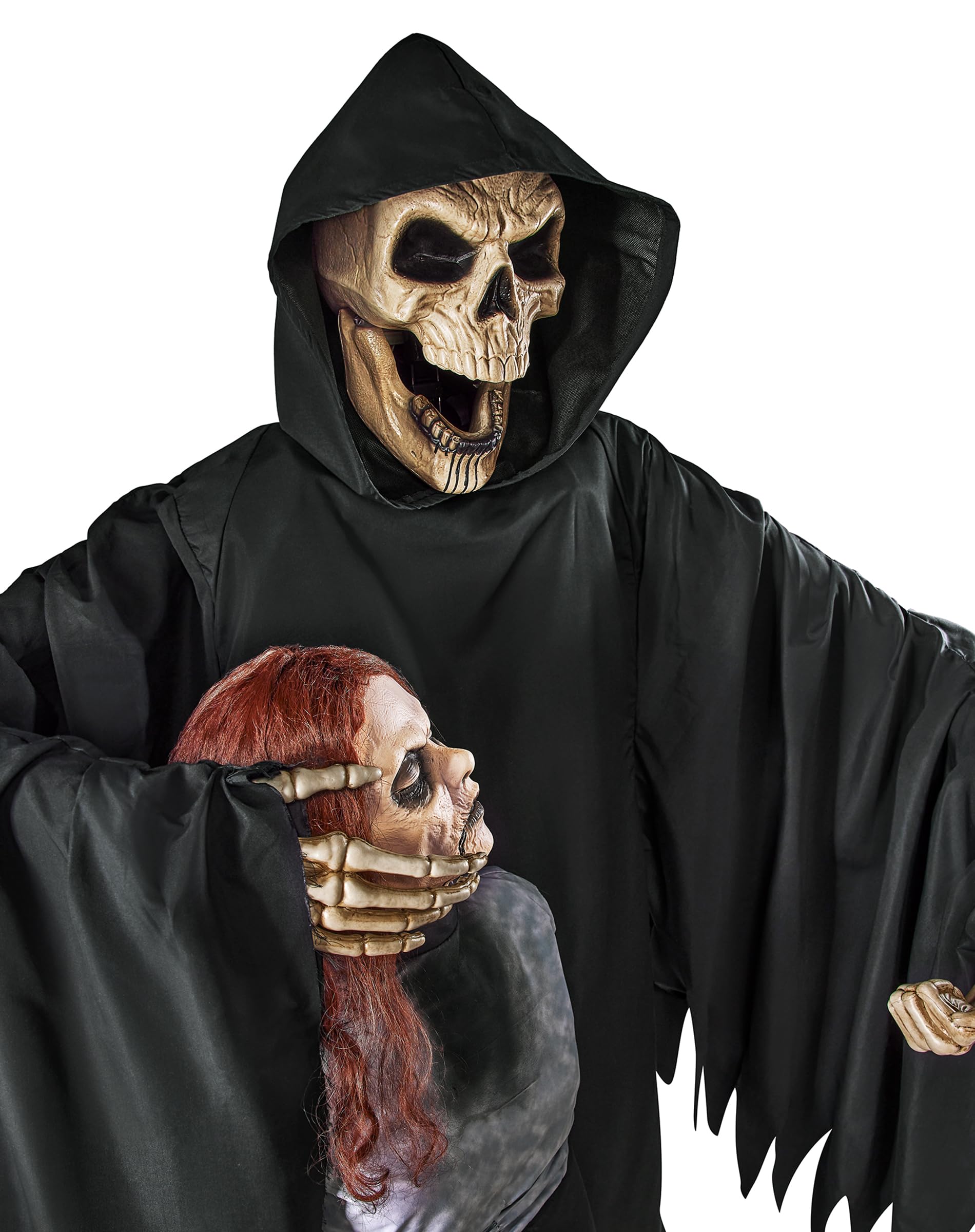 Spirit Halloween 6.6 Ft The Black Heart Animatronic | Decorations | Animated | Moving arm motions | Speaks Chilling Phrases