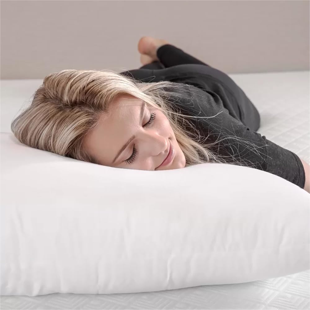 Joyching Standard Size Pillow Set of 4 Bed Pillows for Sleeping Hotel Down Alternative Pillows Cooling Neck Pillows for Side Sleepers (20x26 inches, 4 Pack)