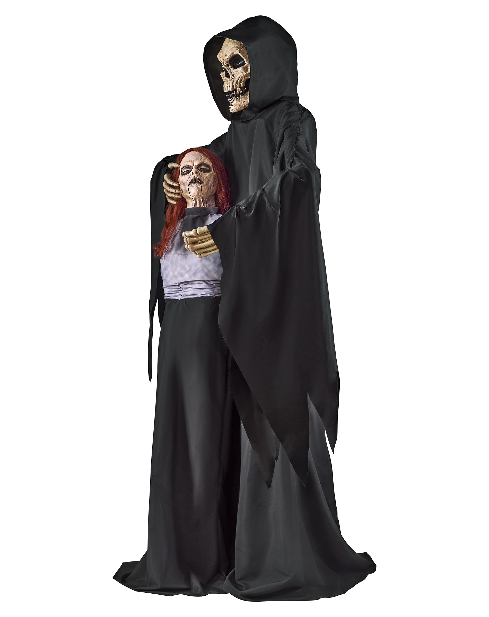 Spirit Halloween 6.6 Ft The Black Heart Animatronic | Decorations | Animated | Moving arm motions | Speaks Chilling Phrases