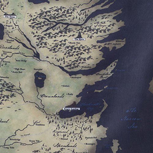Game of Thrones Wall Banner (30" by 50") (Westeros Map)
