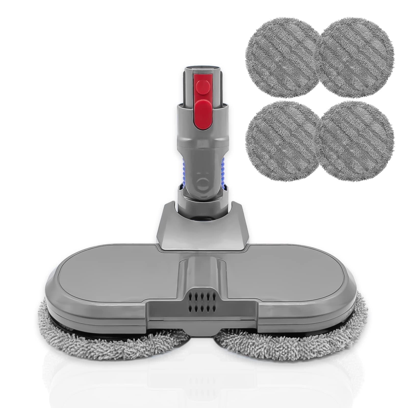Electric Mop Head Compatible with Dyson V11 V10 V8 V7 Cordless Stick Vacuum Cleaner, Hardwood Floor Attachment wet and dry dual-use