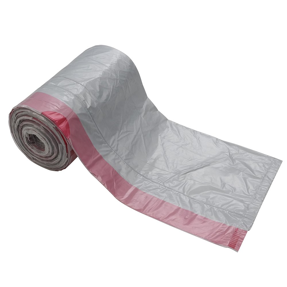 Qskely 1.6 Gallon Small Drawstring Trash Bags, Grey, 125 Counts