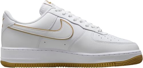 Nike Air Force 1 '07 White/White-Bronzine Mens Size 11