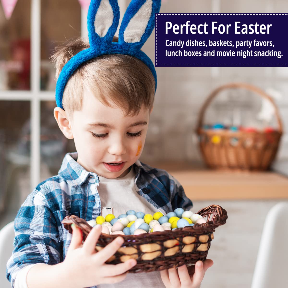 Cadbury Mini Eggs Easter Chocolates– 3-Pack Chocolate Milk Candy Bags for Kids, Holidays, Dessert Decorating – Premium Easter Candy Bulk Covered with Sugar Shells – Delicious Creamy Taste(7.3oz Bags)