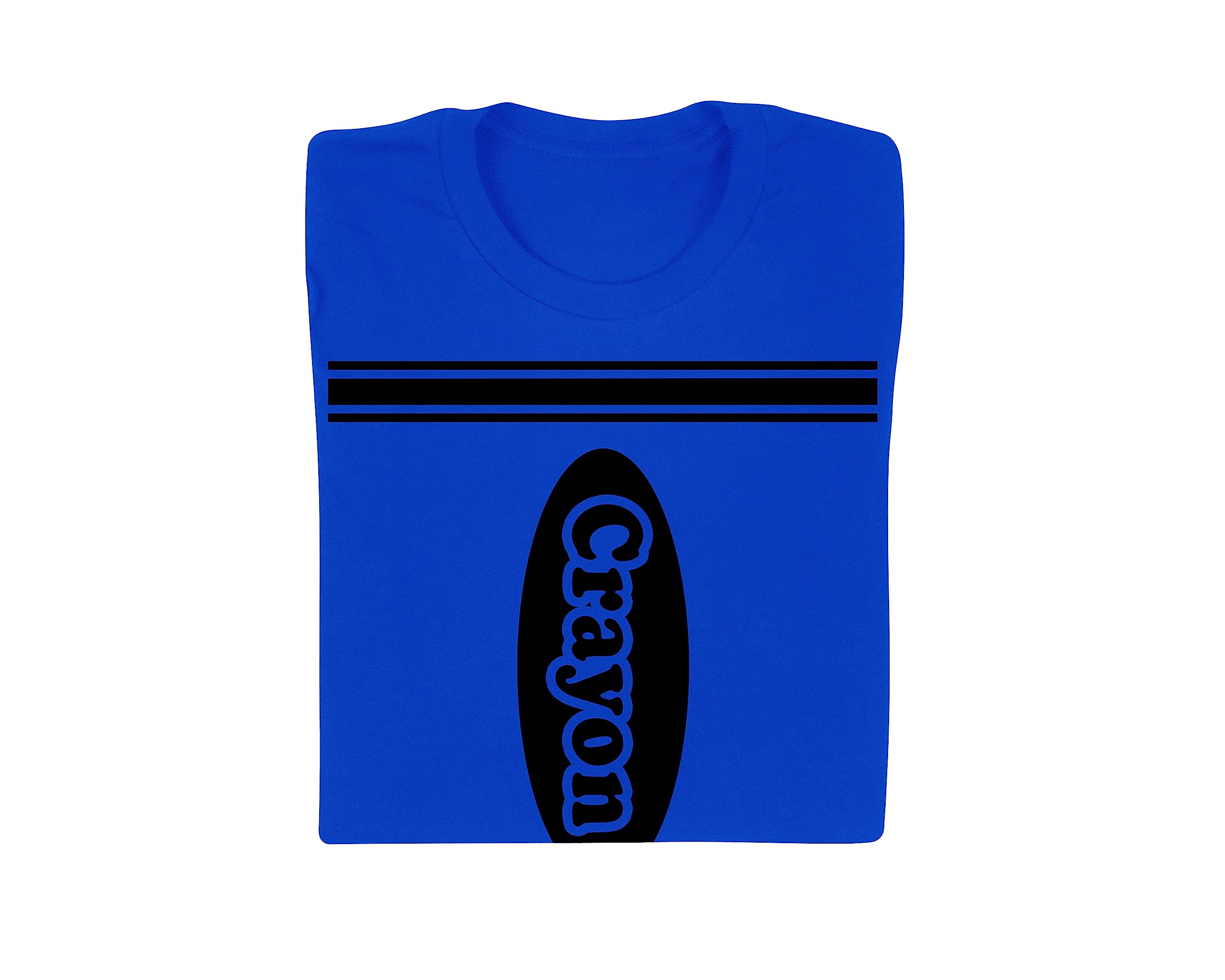 Crayon Halloween Team Costume Funny Design Gift Womens T-Shirt, Royal, Small