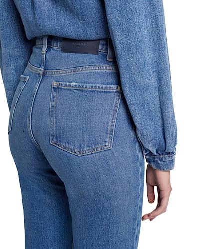 7 For All Mankind Women's Logan Stovepipe Straight Leg Jeans in Explorer