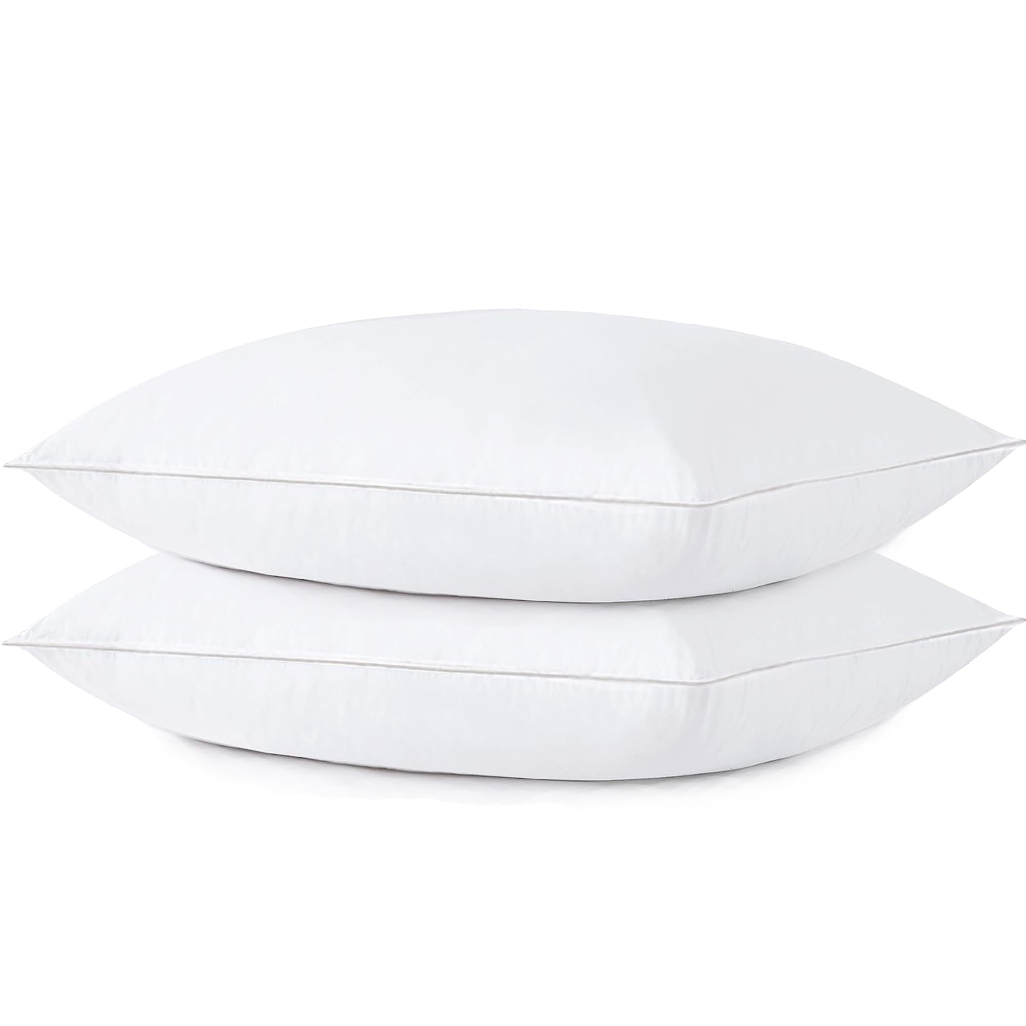 Acteb Pillows Standard Size Set of 2 Pack Bed Basic Sleeping Pillow Medium Supportive & Soft for Side Back Stomach Sleeper 20x26in