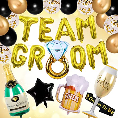 Bachelor Party Decorations for Men – Bachelor Party Favors for Men – Bachelor Party Supplies – Bridegroom To Be Sash Balloon – Bachelor Party Gifts Games Batchlor Party Decorations Funny Naughty