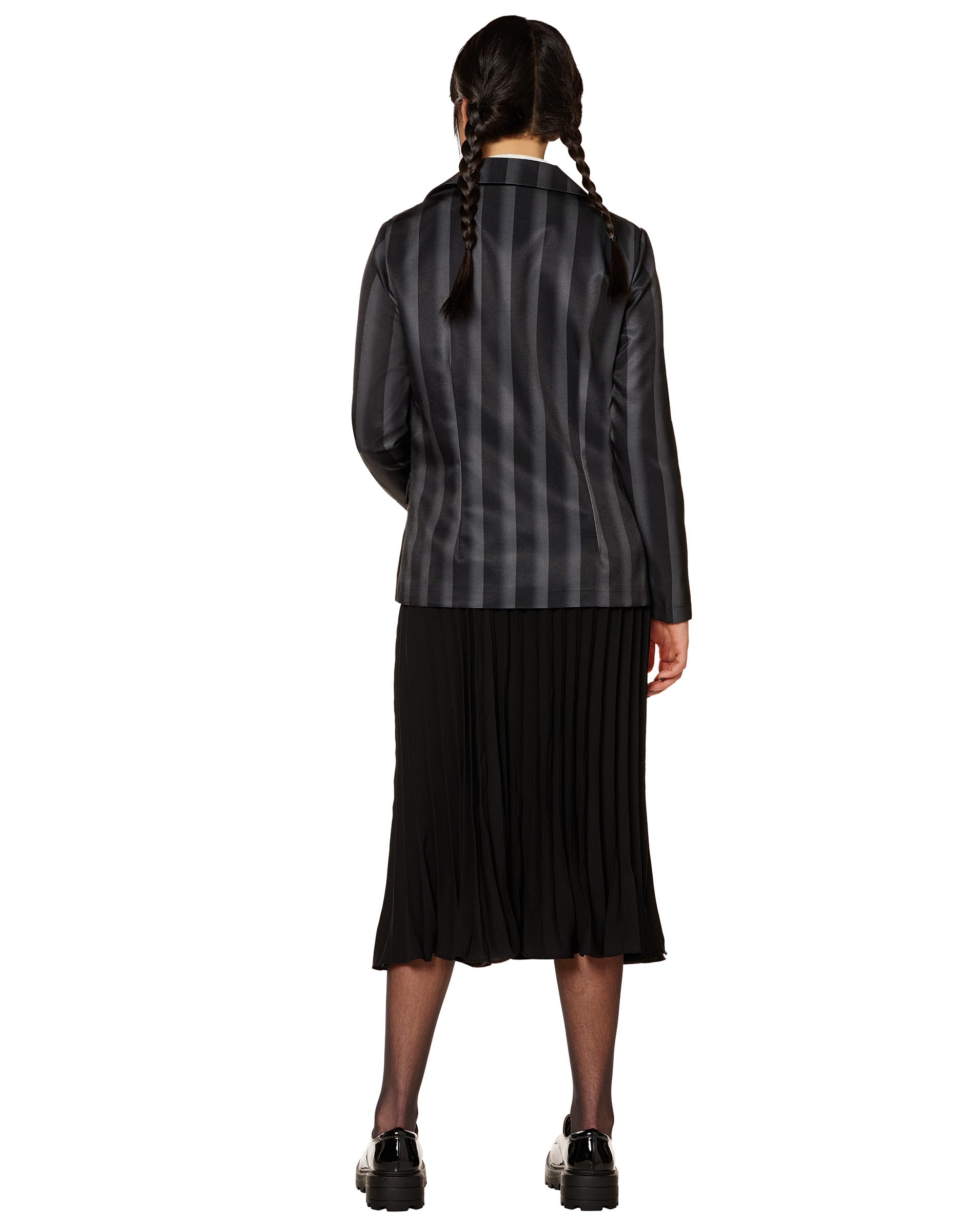 Spirit Halloween Wednesday Adult Nevermore Jacket - L | Officially Licensed | The Addams Family