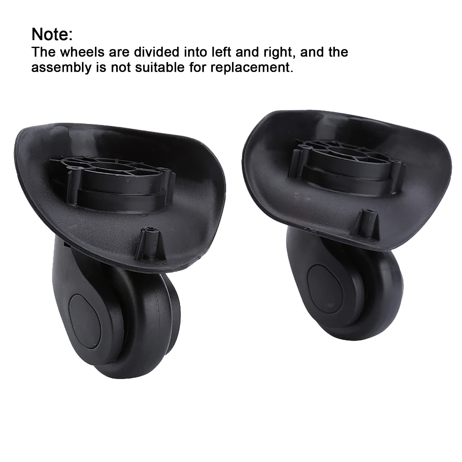 1Pair Luggage Suitcase Replacement Wheels Inline Outdoor Skate Travel Accessories(W041-2 S)