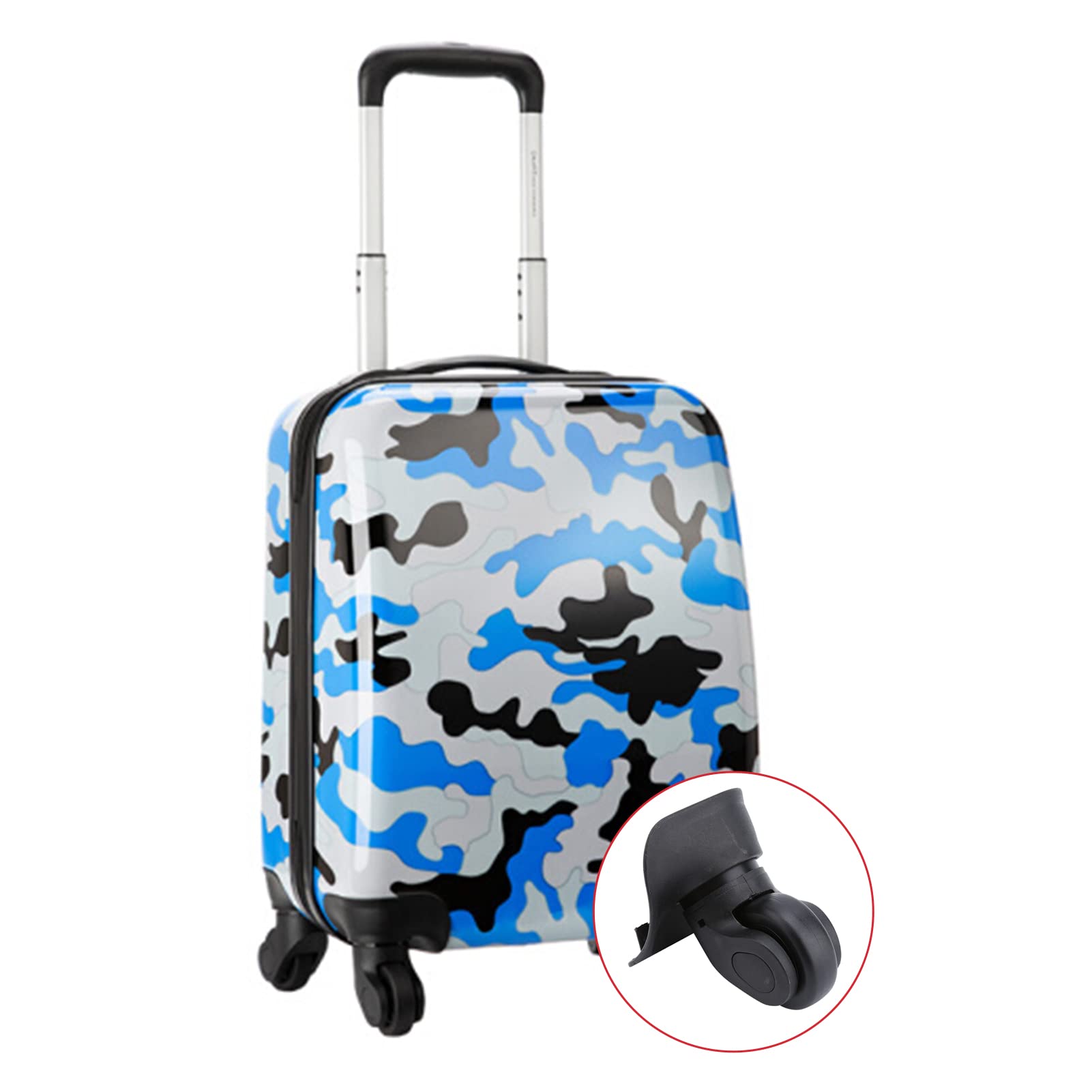 1Pair Luggage Suitcase Replacement Wheels Inline Outdoor Skate Travel Accessories(W041-2 S)