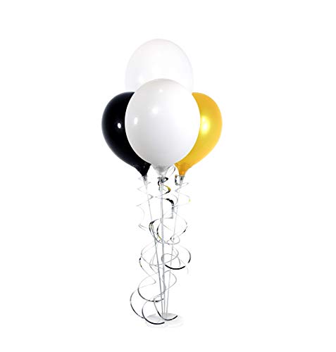 PermaShine - Reusable and Helium Free Balloon Bouquet - Permanent Plastic Indoor and Outdoor Balloons