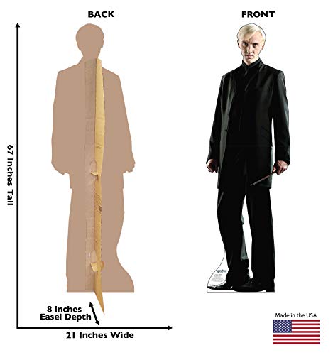 Advanced Graphics Draco Malfoy Life Size Cardboard Cutout Standup - Harry Potter and The Deathly Hallows