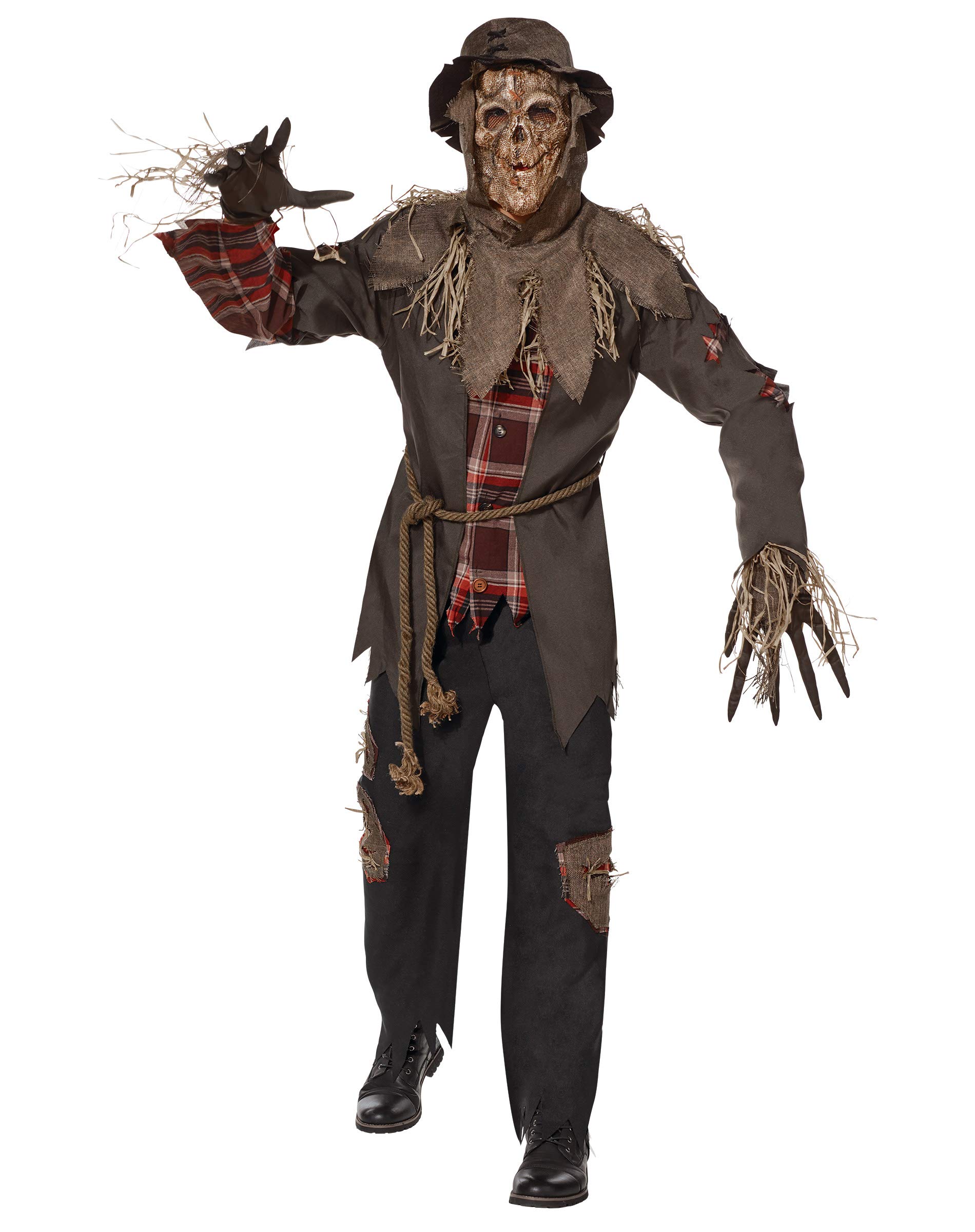 Spirit Halloween Adult Haunting Scarecrow Costume - M Multicolored