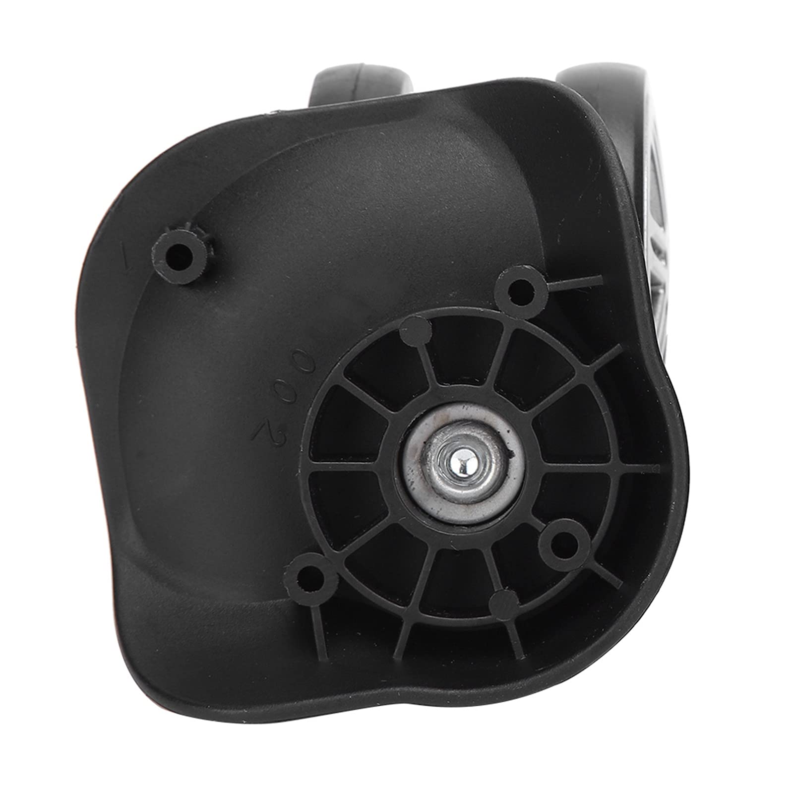 2 Pcs Luggage Suitcase Wheels, Replacement Luggage Wheels Swivel Luggage Mute Wheel Outdoor Mute Double Row Wheel with Multiple Screws for Draw‑bar Box Code Case