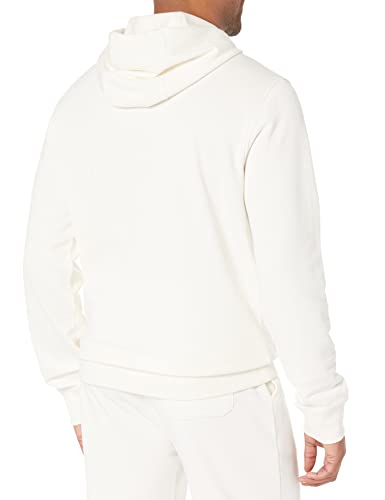 Amazon Essentials Men's Lightweight Long-Sleeve French Terry Hoodie, Eggshell White, XX-Large