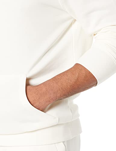 Amazon Essentials Men's Lightweight Long-Sleeve French Terry Hoodie, Eggshell White, XX-Large