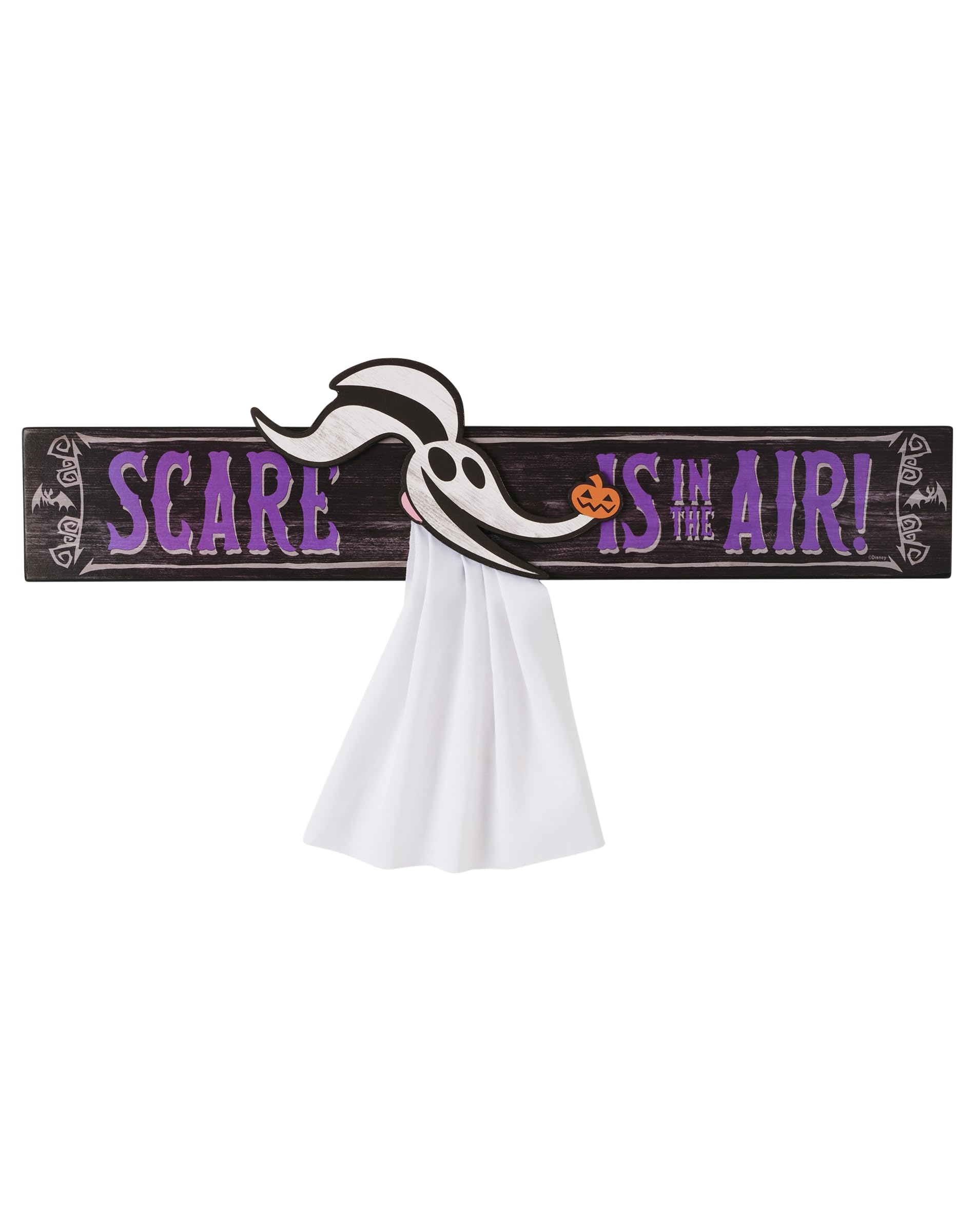 Spirit Halloween The Nightmare Before Christmas Scare Is in the Air Sign | Officially Licensed | Halloween Décor