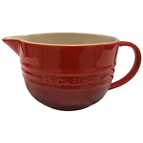 Le Creuset Stoneware Batter Bowl, 2 qt., Cerise