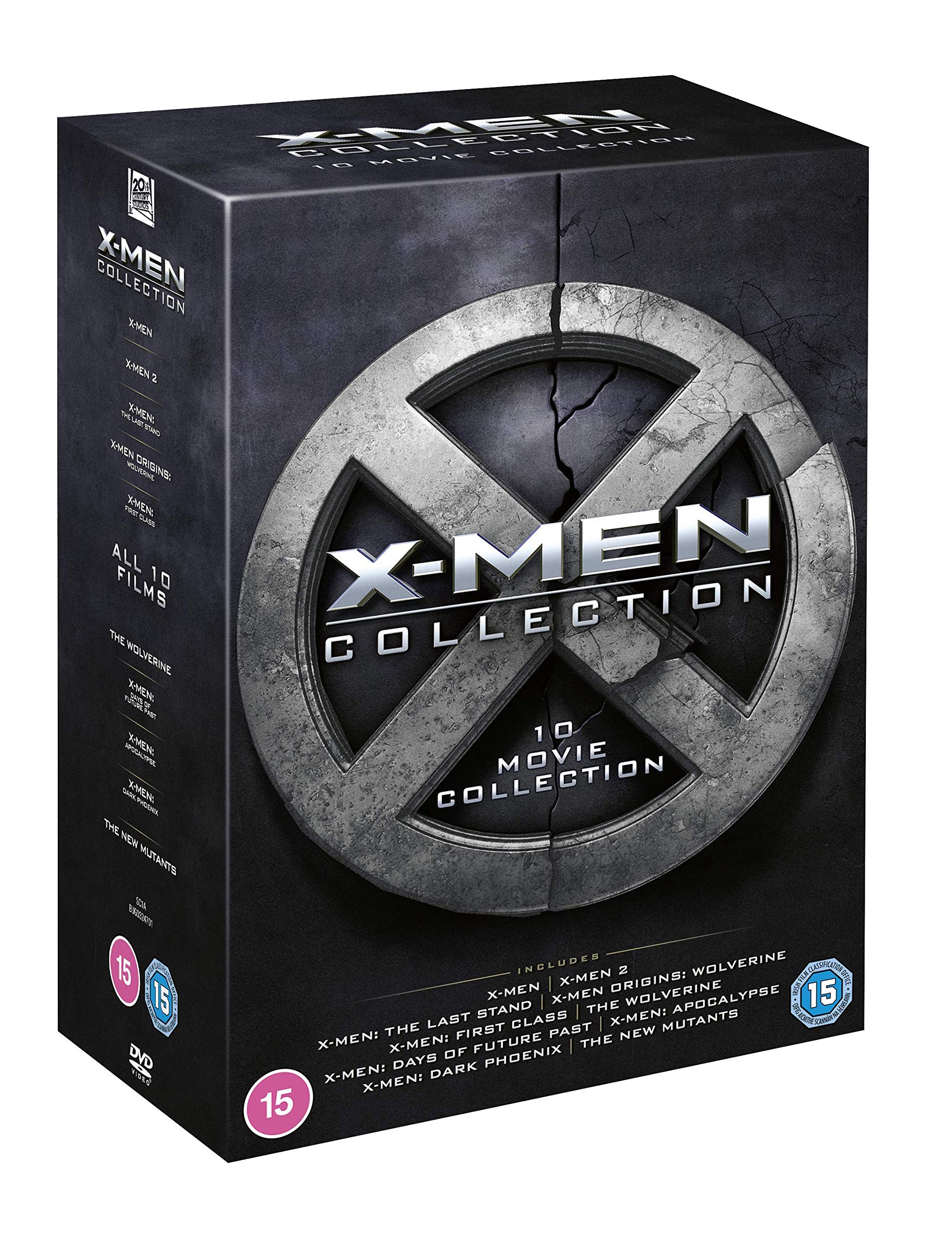 Marvel Studio's X-Men 1-10 Movie Collection [DVD] [2021]