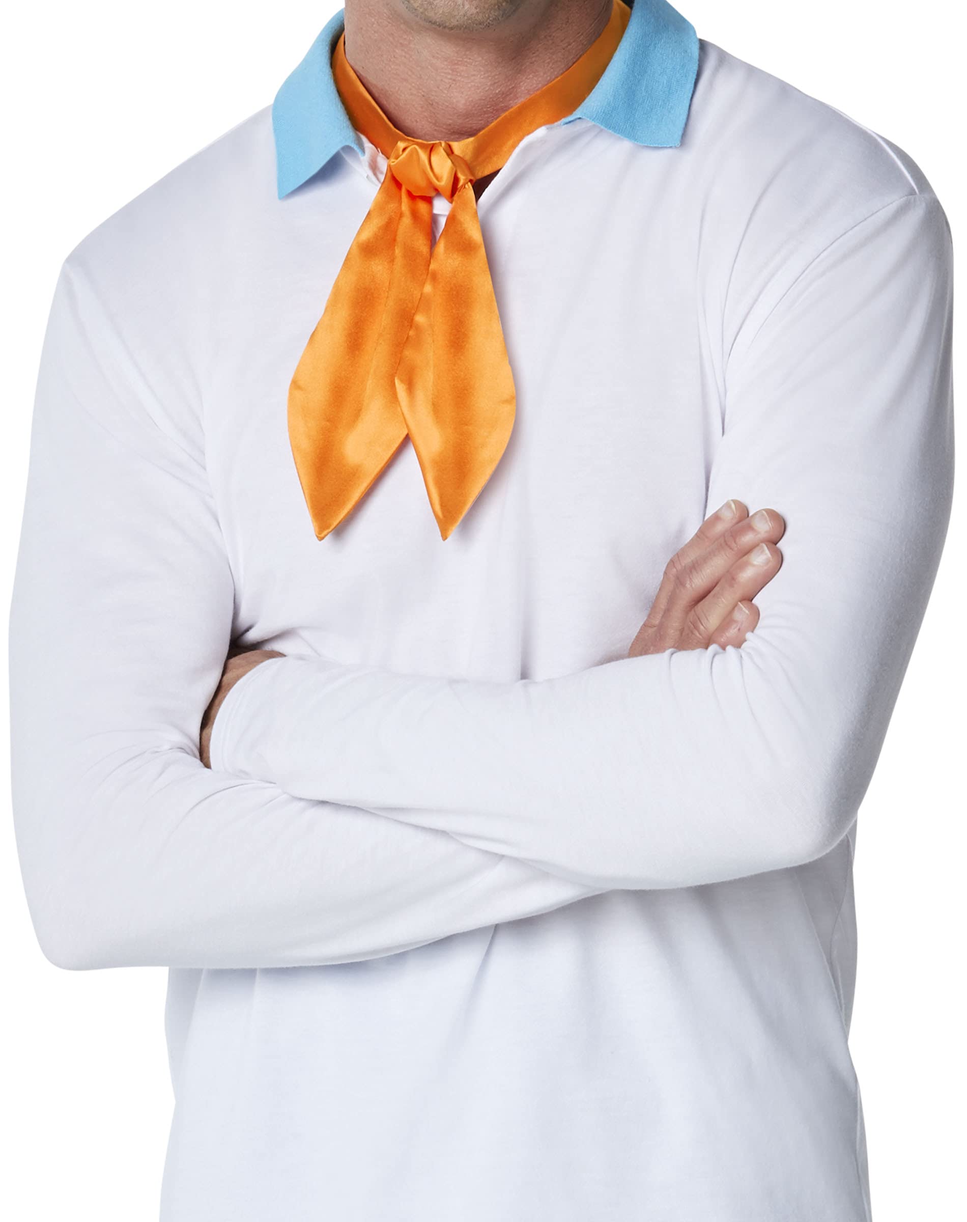 Spirit Halloween Scooby-Doo Adult Fred Costume | Officially Licensed | Group Costume | Fred Cosplay | Easy Halloween Costume - XL