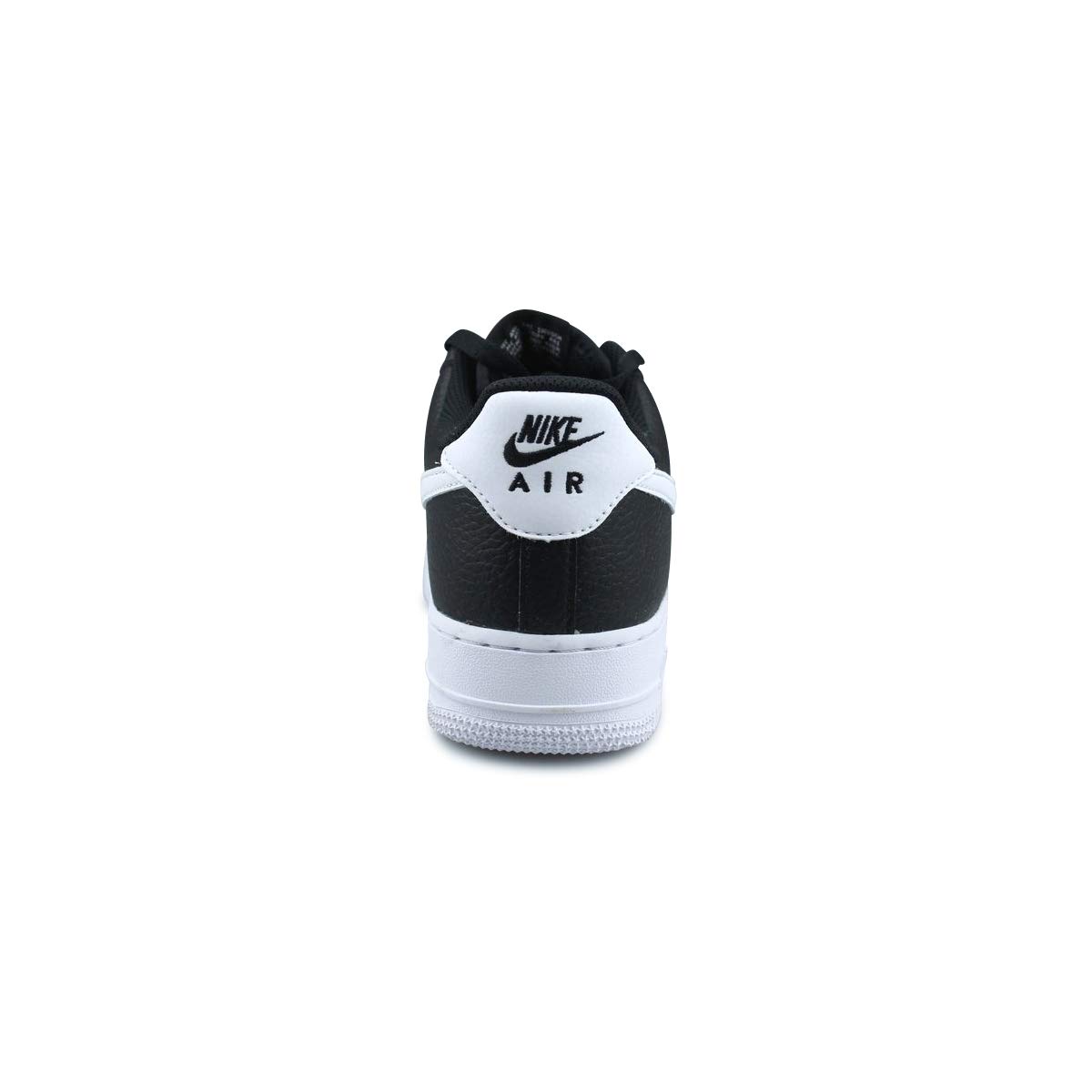 NIKE Men's Low-Top Sneakers Basketball Shoe, Black White, 10