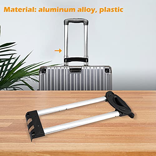 RDEXP 51cm Stretchable Length Travel Luggage Telescopic Handle Replacement Spare Part Suitcase Pull Drag Rod G003 20inch Suitable for 20-inch suitcase