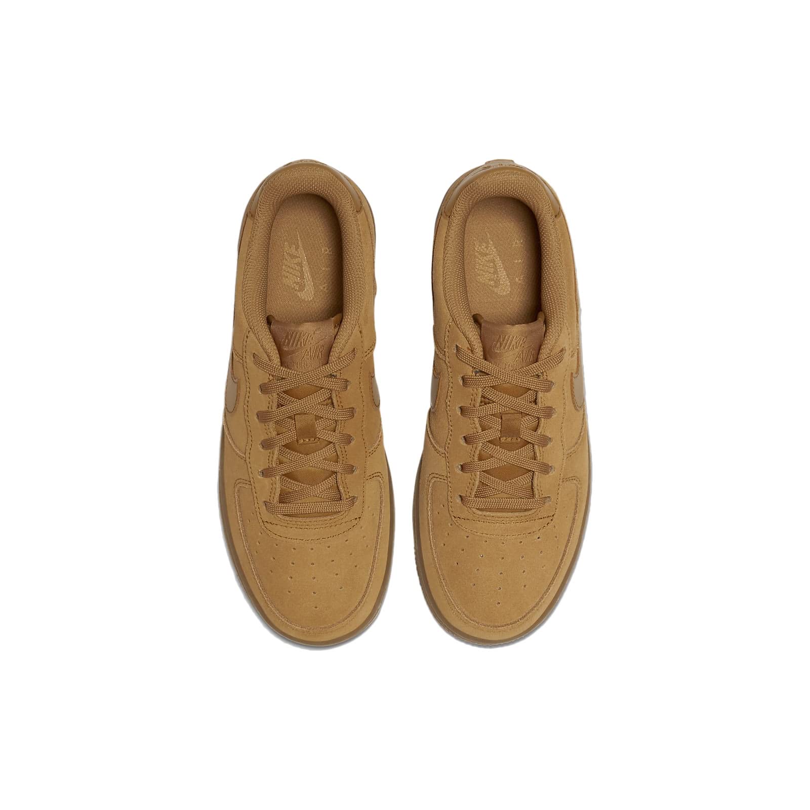 Nike Youth Air Force 1 Low LV8 GS BQ5485 700 Wheat - Size 5Y