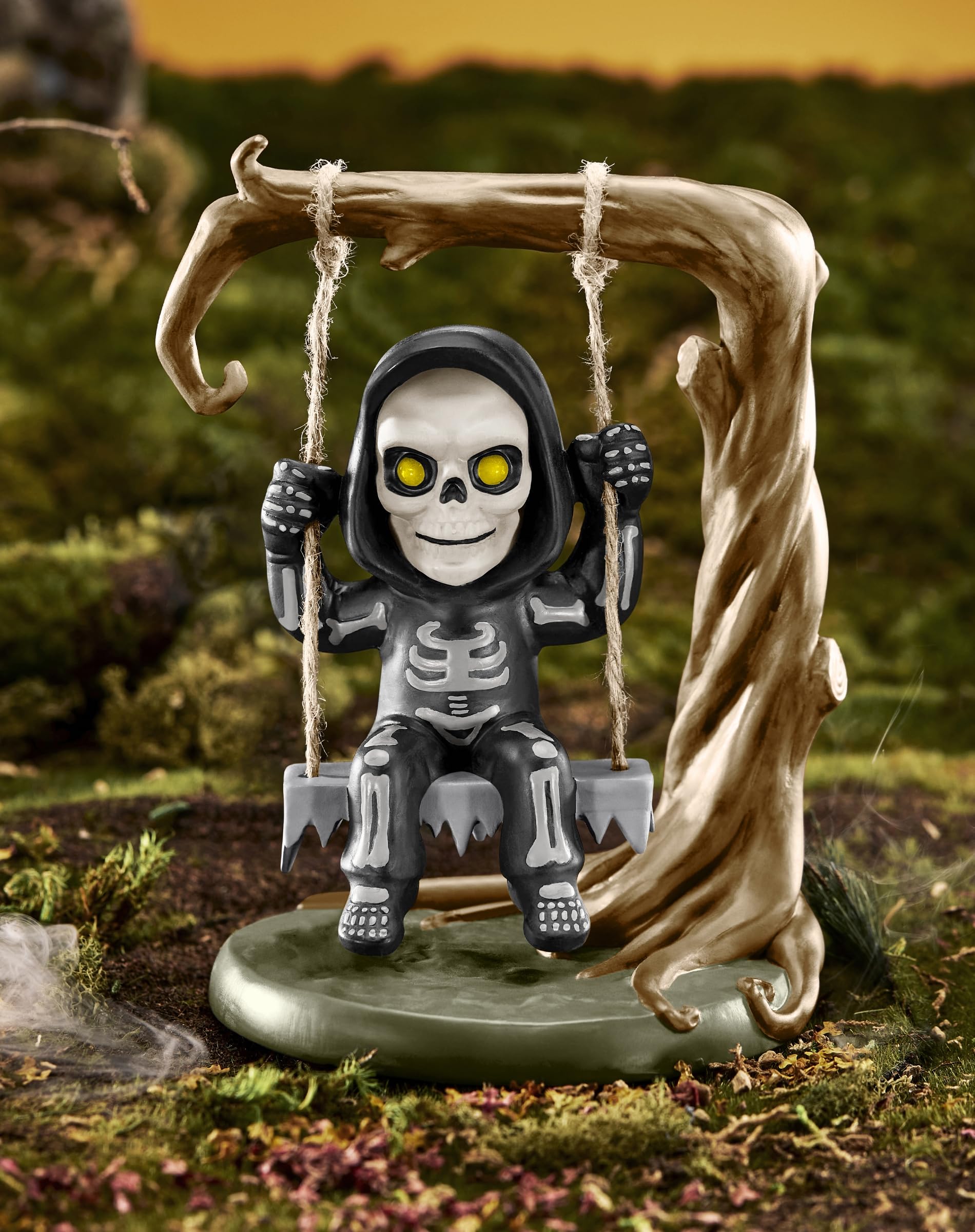 Spirit Halloween Lil Skelly Bones Mini Collectible Statue Collectible | Miniature Skeleton Figure | Halloween Decorations | Polyresin Figurine