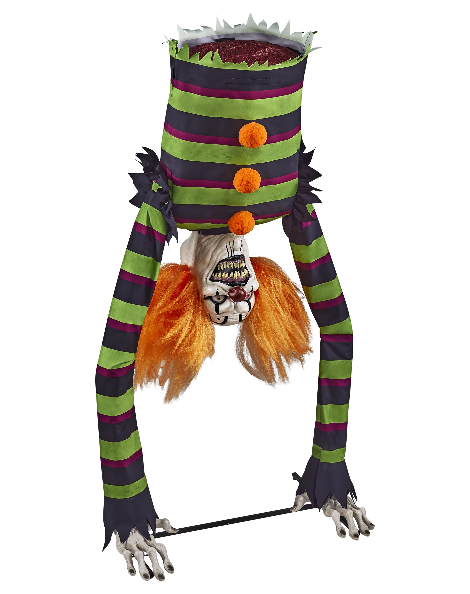 Spirit Halloween 4.2 Ft Poor George Animatronic | Decorations | Animated | Flipping Torso Motions | Plays Sounds