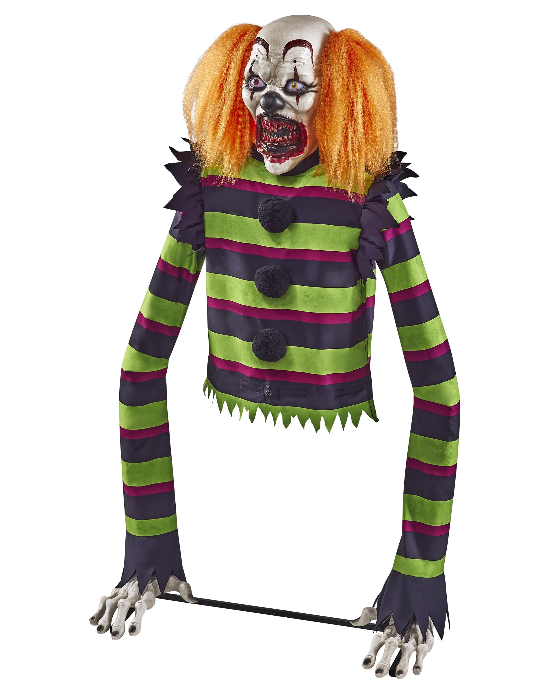Spirit Halloween 4.2 Ft Poor George Animatronic | Decorations | Animated | Flipping Torso Motions | Plays Sounds