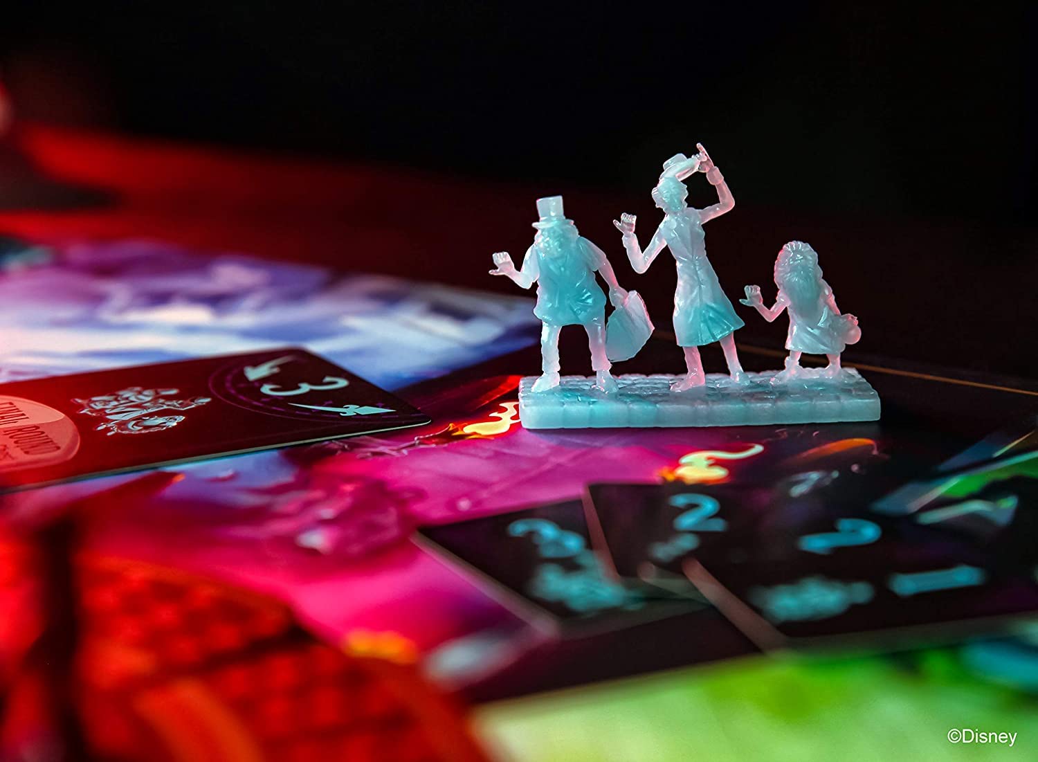The Souls of Haunted Mansion Disney Ghosts Spirit Characters Bundled with Hitchhiking Board Game + Victor Geist Organ Player Spooky Pop Pin 2 Items