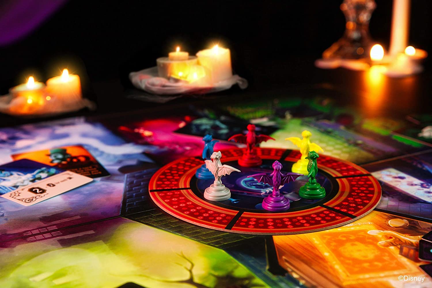 The Souls of Haunted Mansion Disney Ghosts Spirit Characters Bundled with Hitchhiking Board Game + Victor Geist Organ Player Spooky Pop Pin 2 Items